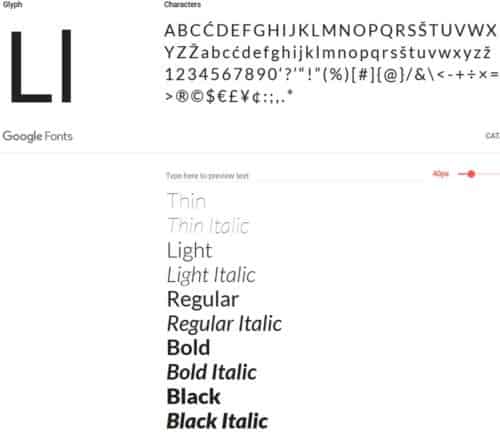 The best Google fonts