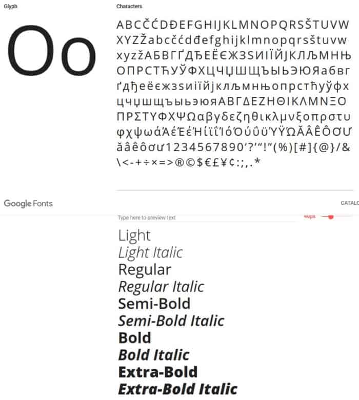 The best Google fonts